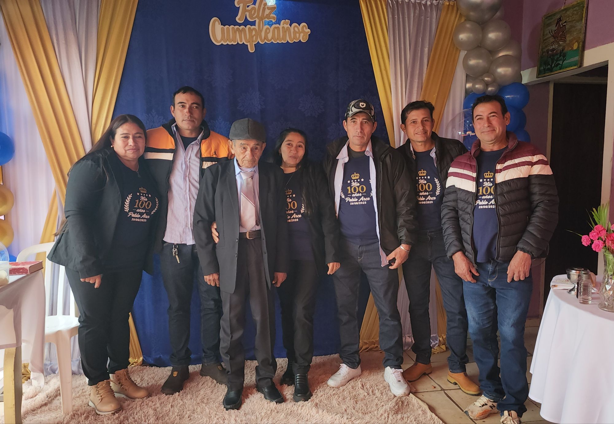 Don Pablo Arce celebró 100 años de vida rodeado de su gran familia ...