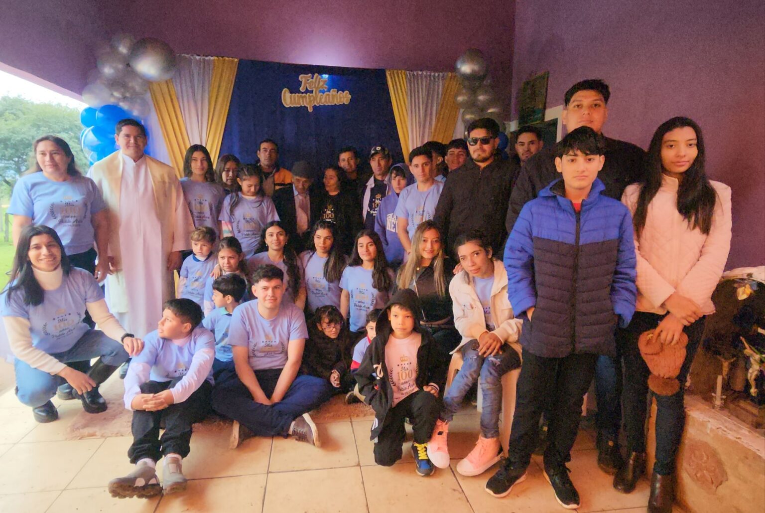 Don Pablo Arce celebró 100 años de vida rodeado de su gran familia ...